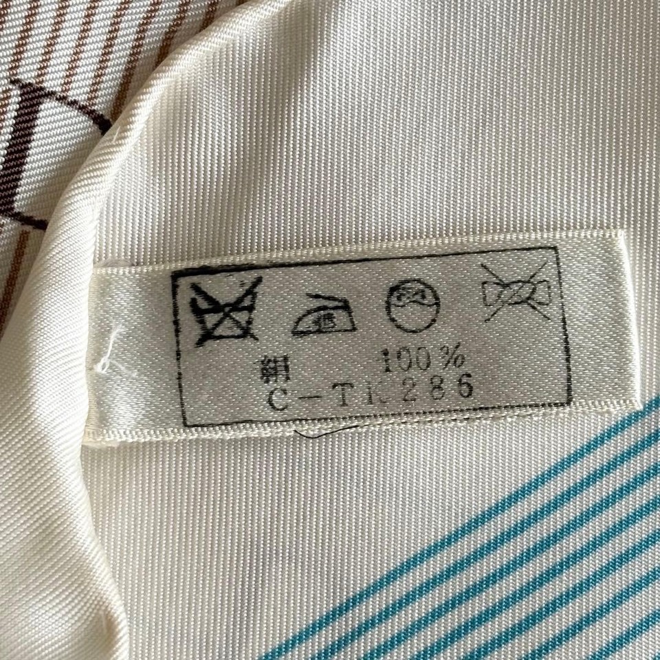 Christian Dior logo silk scarf in ivory | eBay