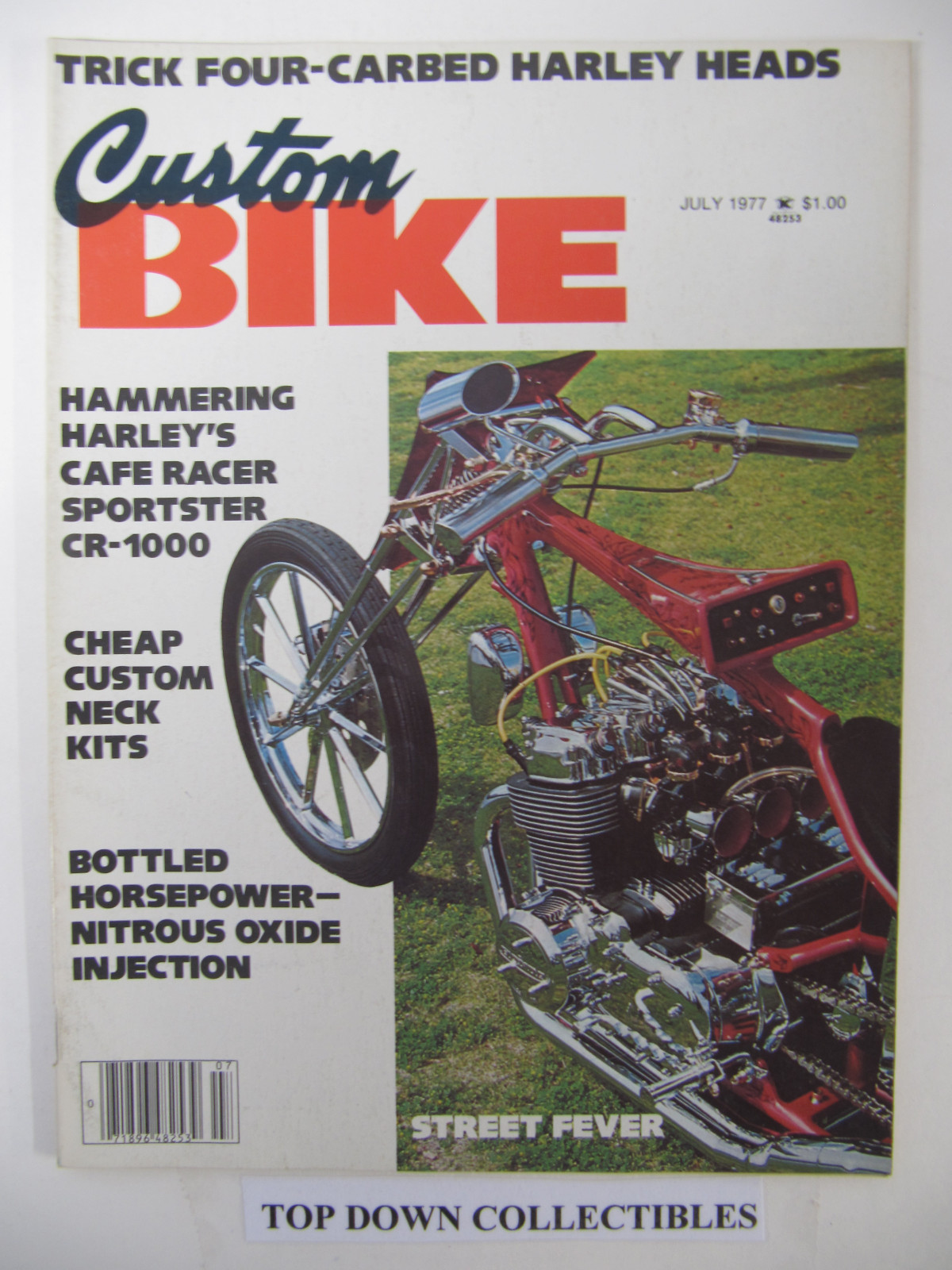 Custom Bike Magazine July 1977 Wayne Burman '61 Sporty, Massachuetts | eBay