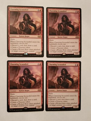 4x Charming Scoundrel - Wilds of Eldraine - Near Mint - MTG | eBay