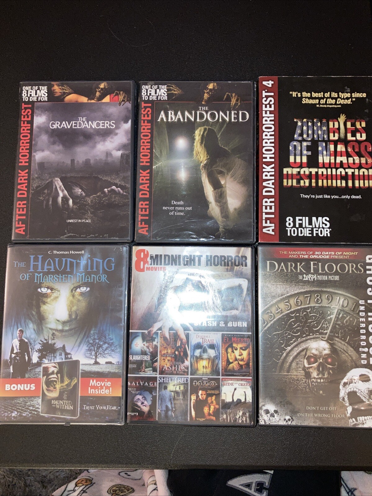 MOVIE LOT Of 6 Dvd +HORROR 8 FILMS TO DIE FOR AFTER DARK HORRORFEST ...