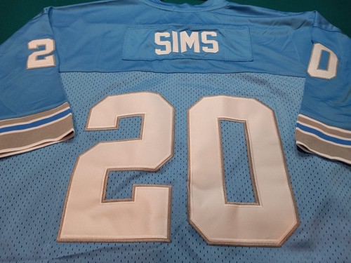 BILLY SIMS DETROIT LIONS JERSEY, XL, ORIGINAL TYPE, SEWN, QUALITY NFL ...
