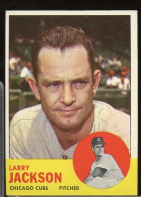 1963 Topps Baseball # 95 Larry Jackson | eBay
