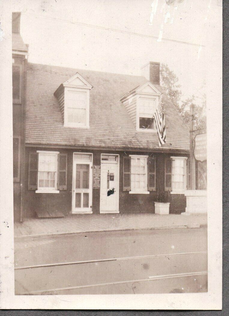 VINTAGE PHOTOGRAPH 1930'S BARBARA FRITCHIE MUSEUM SIGN FREDERICK ...