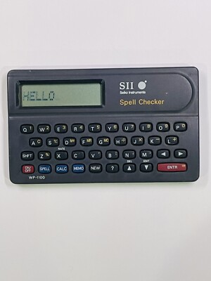 Seiko Instruments SPELL CHECKER - SII Roget's Electronic Pocket ...