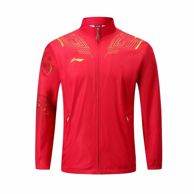 New Li-Ning Mens Jackets Badminton Wear Coats Sleeve Print Dragon ...