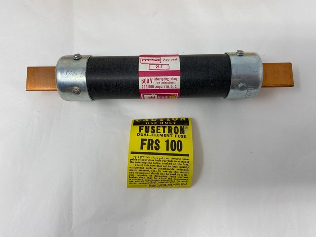 Bussmann Fusetron Fuse FRS 100 100a 600v Surplus for sale online | eBay