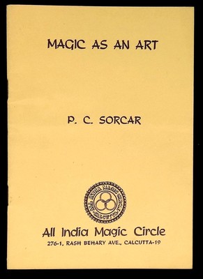 P C Sorcar / Magic as an Art Views Ideas and Speeches 1968 | eBay