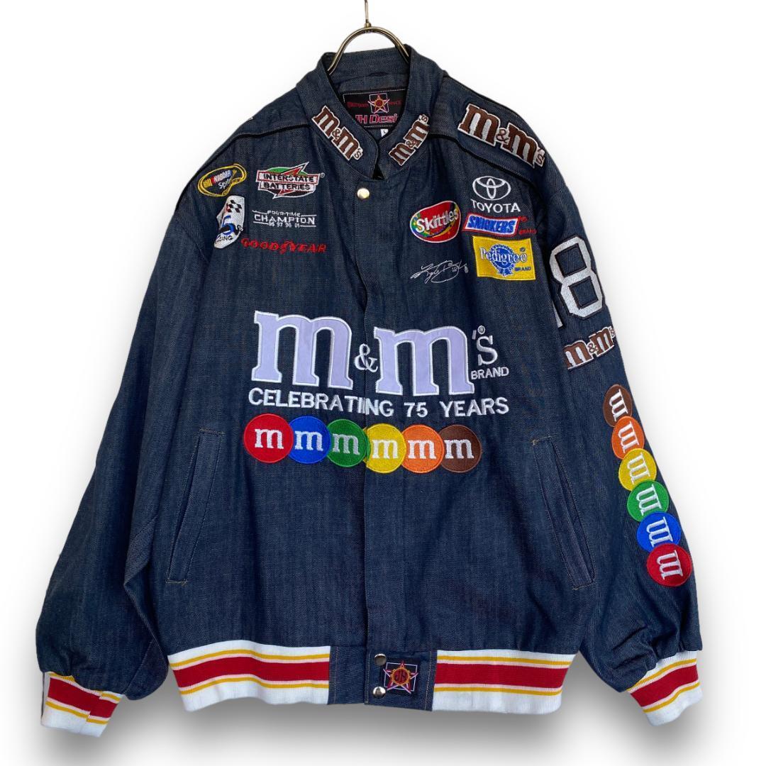 Rare M & Ms Racing jacket JEFF HAMILTON RACING Jeff H… - Gem