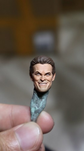Painted 1/12 Willem Dafoe Green Goblin Head Sculpt Fit 6'' Action ...