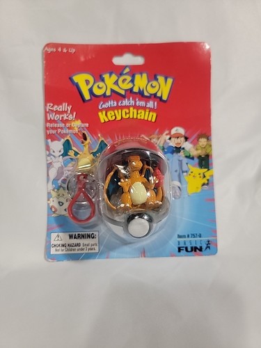 Vintage NEW SEALED 2000 Pokemon Charizard Figure Poke Ball Basic Fun ...