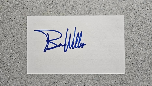 BRUCE WILLIS SIGNED 3x5 INDEX CARD AUTOGRAPH - DIE HARD | eBay