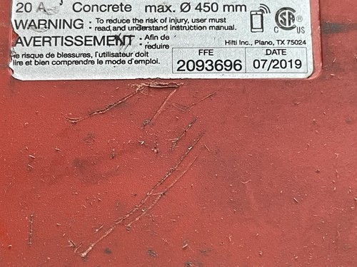 2019 Hilti DD 250 Concrete Diamond Core Drill Rig With Stand | eBay