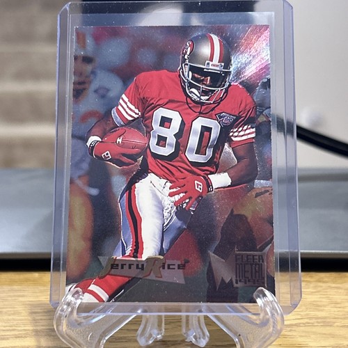 1995 Fleer Metal Jerry Rice San Francisco 49ers HOF | eBay