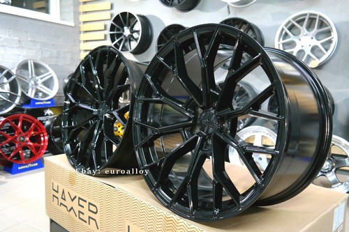 New 20 inch 5x114.3 9J + 10.5J HAXER HX039 Black wheels for Ford ...