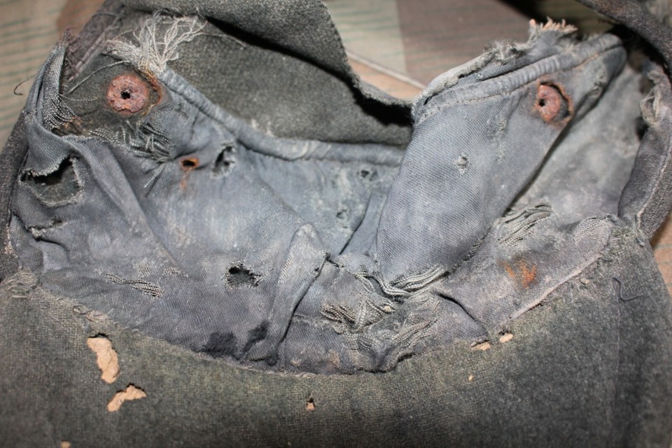 ORIGINAL WW2 GERMAN M43 M44 FELDMUTZE ARMY FIELD CAP REMAINS EASTERN ...