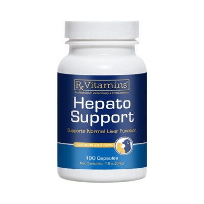 Rx Vitamins Hepato Support for Dogs & Cats, 180 Capsules 731840648724| eBay