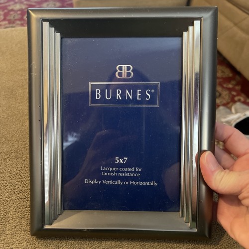 Burns of Boston 7”x8.5” Photo Frame Silver Metal For 5x7 Photo (NS) | eBay