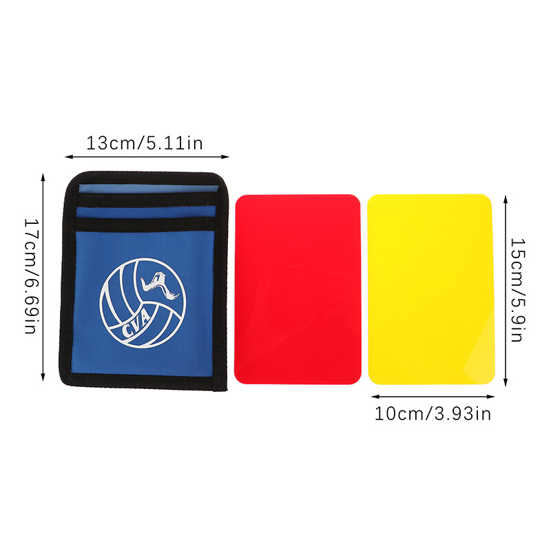 Volleyball Referee Card Red Yellow Cards Designated Penalty Equipment ...