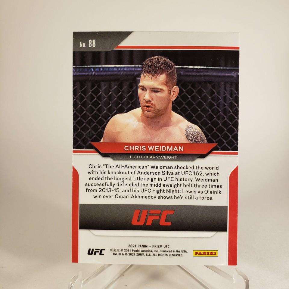 2021 Panini Prizm UFC #88 Chris Weidman | eBay