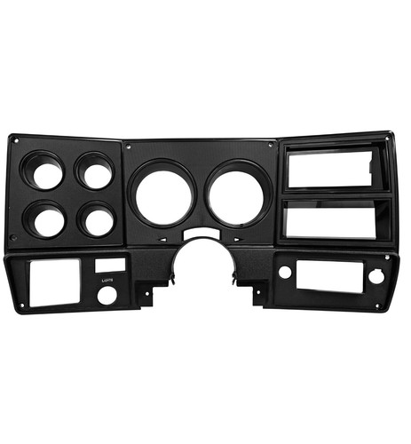 1978 1979 1980 Chevy PU Truck Dash Bezel w/AC Hole Black Plastic New ...