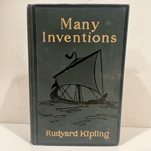 Rare 1922 Many Inventions By Rudyard Kipling Antique Doubleday | eBay