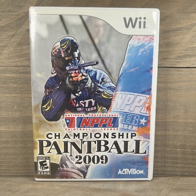 NPPL Championship Paintball 2009 (Nintendo Wii, 2008) Used Cleaned and ...