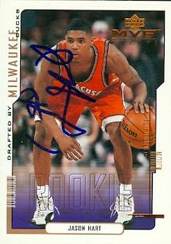 Jason Hart autographed Basketball Card (Syracuse) 2000 Upper Deck MVP ...