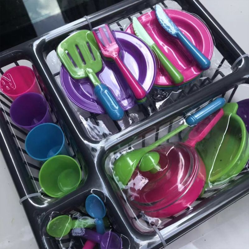 Girl’s Kitchen Utensil Toy Interactive Cutlery for Play Set Toddler ...