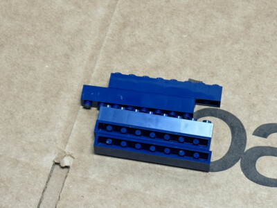 LEGO Parts - Dark Blue Brick 1 x 8 - No 3008 - QTY 5 | eBay