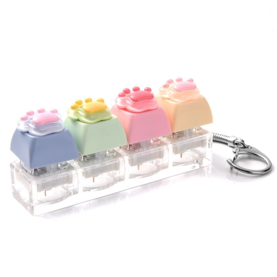 Clicky Button Cat's Paw Keyboard Fidget Toy Fidget Clicker Fun Toys ...
