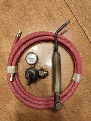 Vintage Acetylene Plumbers Torch With Regulator And Hose | eBay