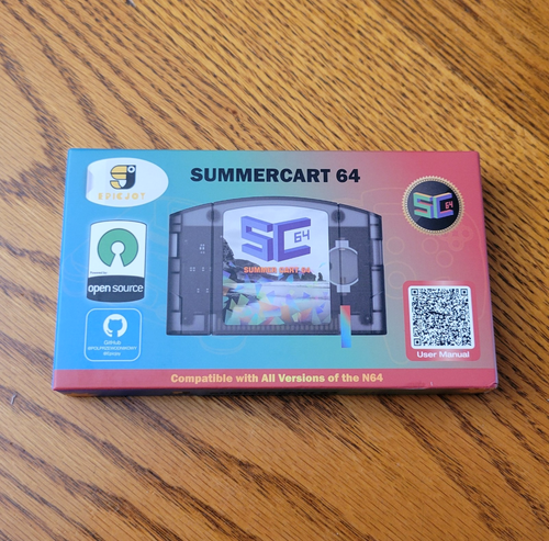 SummerCart64 Game Card Opensource N64 Game Programmer / 32G SD Card ...