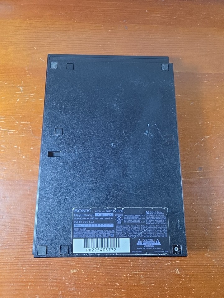 Sony PlayStation 2 Ps2 slim Console only - Black (SCPH-70012) - Tested ...