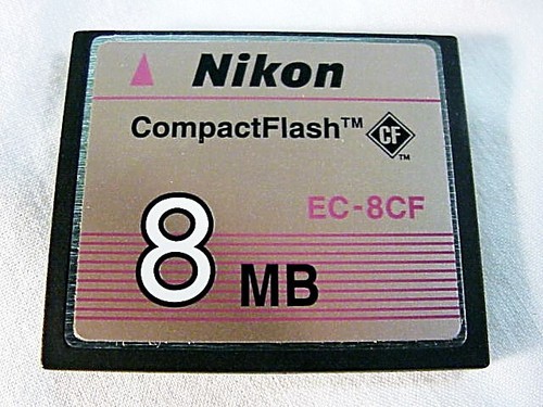 Vintage Nikon 8mb EC-8CF Compact Flash Card | eBay