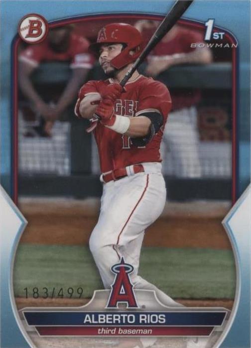 2023 Bowman Draft - Alberto Rios #BD-168 Sky Blue /499 (RC) for sale ...