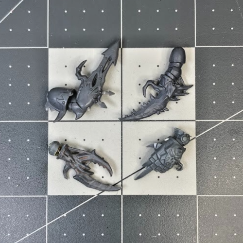 40K CHAOS SPACE MARINE POSSESSED MUTANT ARMS middlehammer bitz lot #4 ...