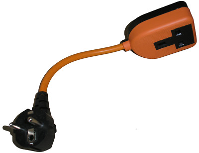 Fly Lead to connect UK appliances to European sockets on generators ...