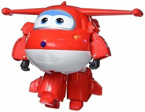 Super Wings - Transforming Jett Toy Figure Plane Bot 5 Scale Red for ...