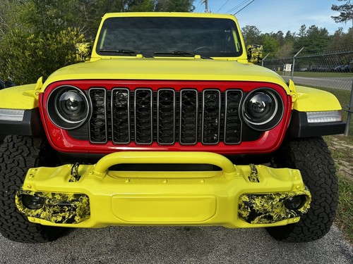 2024 Wrangler Gladiator JL/JT updated Grille PAINTED in Firecracker Red ...