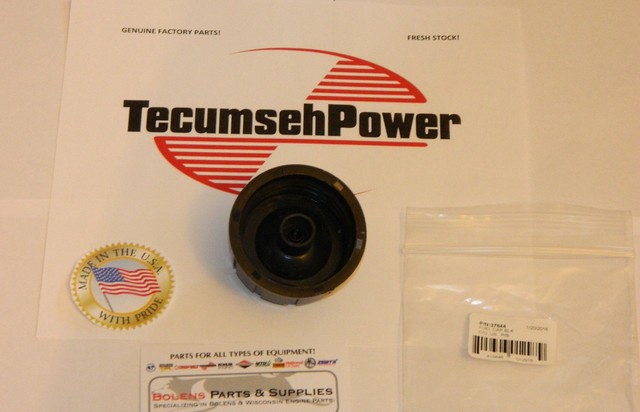 Tecumseh 37844 Fuel Gas Cap Fits Ariens & Craftsman Snow Blowers Black ...