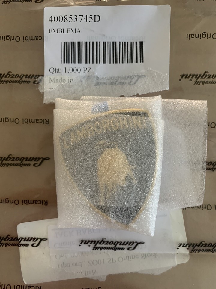 Lamborghini Gallardo & Murcielago Front Shield Emblem Crest Logo ...