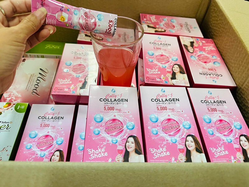 6 X COLLY J Collagen Whitening Nourish Skin Reduce Acne Scars Bone Hair ...