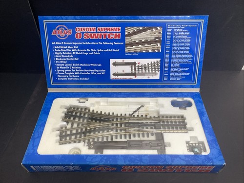 Atlas Custom Supreme 6074 WYE Switch Track 072 Radius O Gauge New in ...