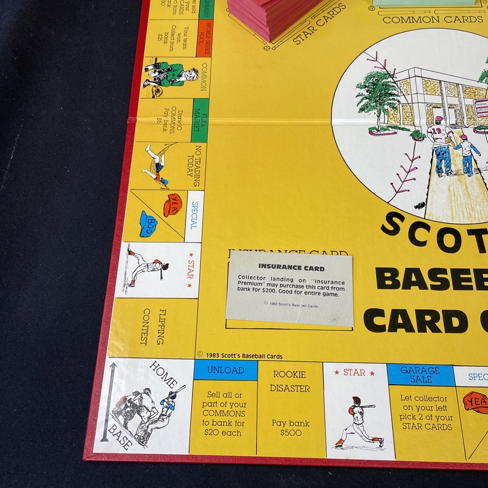 Vintage & Rare 1983 Scotts Baseball Card Board Game | eBay