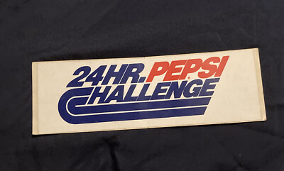 Vintage IMSA Daytona 24hr. Pepsi Challenge Original Decal Sticker ...