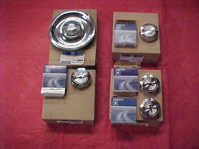 NOS GM 67 RALLY WHEEL CENTER CAPS CHEVELLE SS ELCAMINO CAMARO IMPALA ...