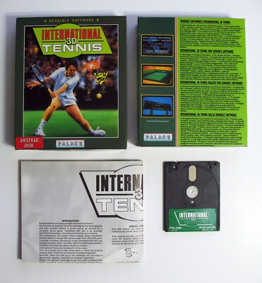 amstrad CPC game amstrad games amstrad cpc game INTERNATIONAL 3D TENNIS ...