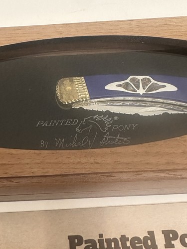 Buck 110 Customized by Michael Prater - Painted Pony and VERY RARE ...