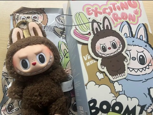 AUTHENTIC POP MART Labubu The Monsters Exciting Macaron_Secret_Chestnut ...