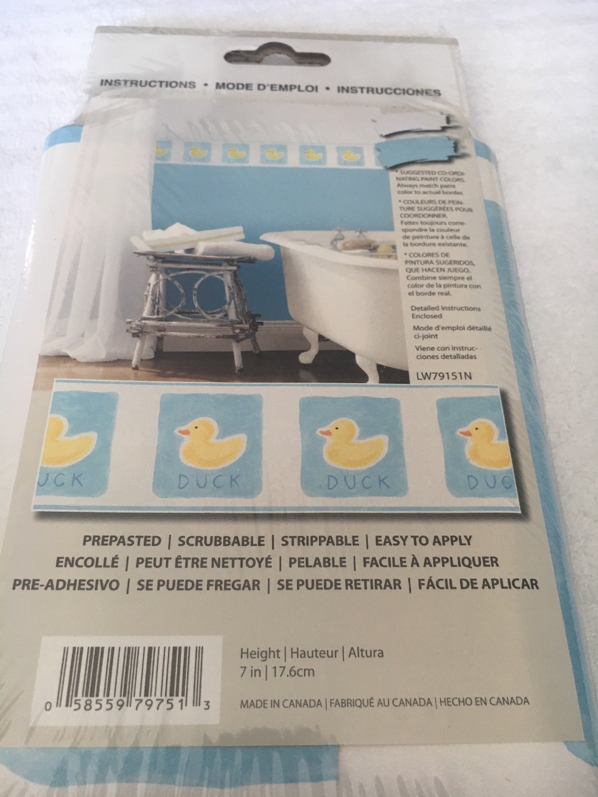 Rubber Duck Wallpaper Border